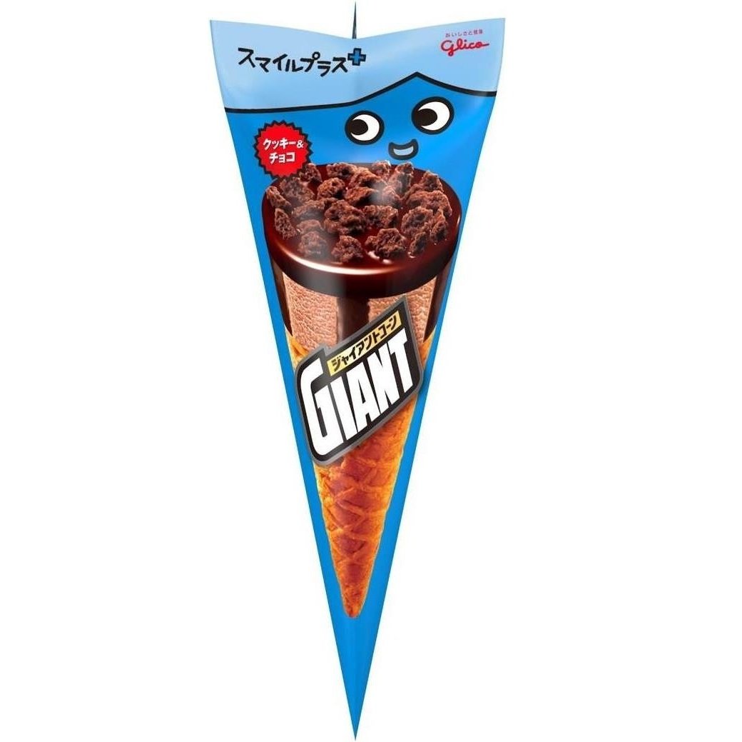 [Glico][Smile Plus Giant Cone Cookies & Chocolate] – World Snack