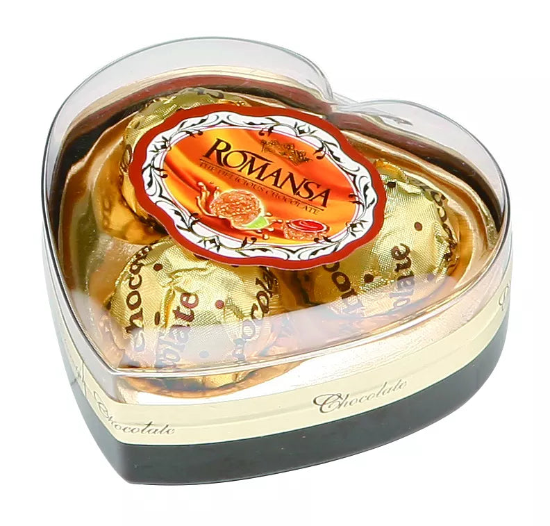 [Romansa][T3 Small Size Heart Shape Peanut Wafer Chocolate] – World Snack