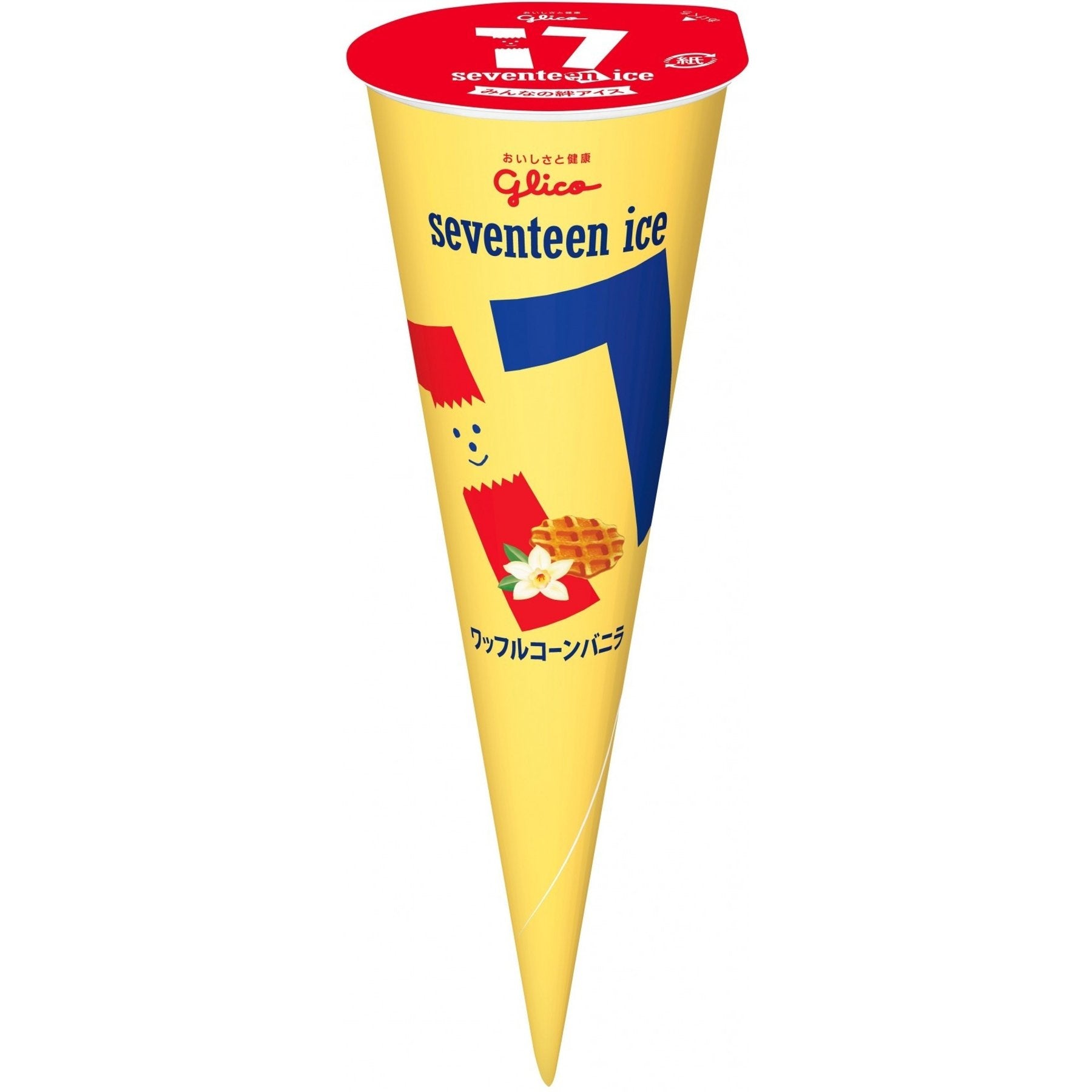 [Glico][Seventeen Ice Waffle Cone Vanilla] – World Snack