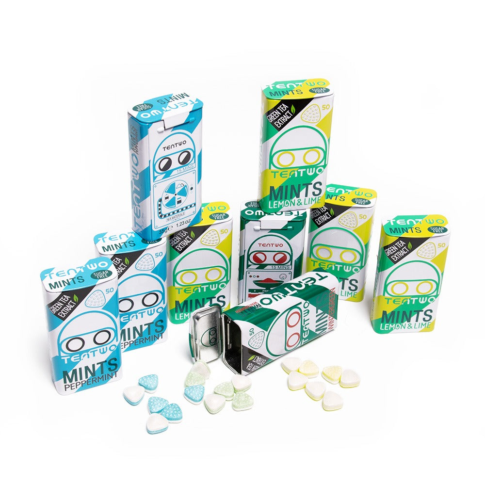 [TenTwo][35g Sugar free mints candy in a tin] – World Snack