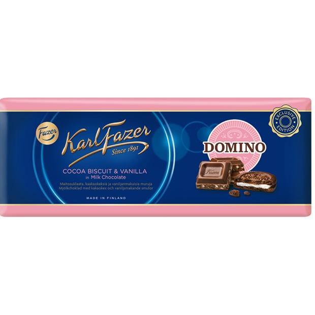 [Karl Fazer][250g Bar][Milk Chocolate with Domino] – World Snack