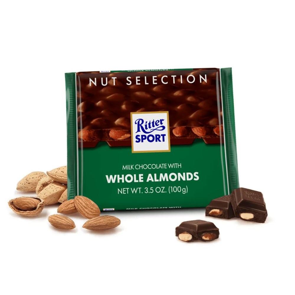 [Ritter Sport][Nut Selection][Whole Almonds] – World Snack