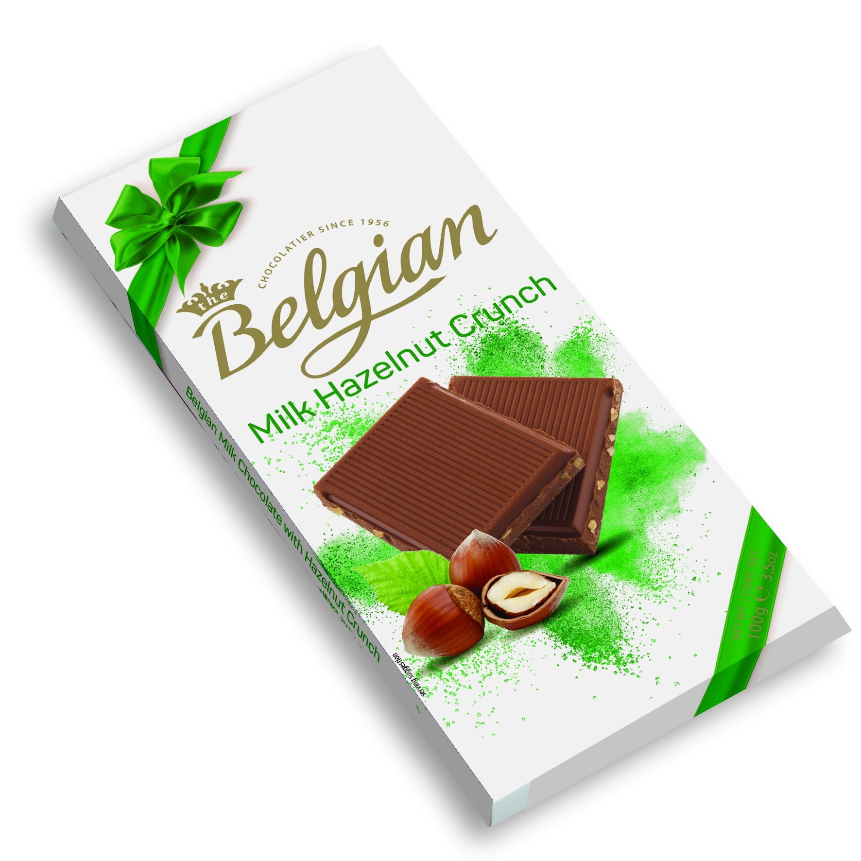 [The Belgian][Bars][Milk Chocolate with HazelnutCrunch] – World Snack